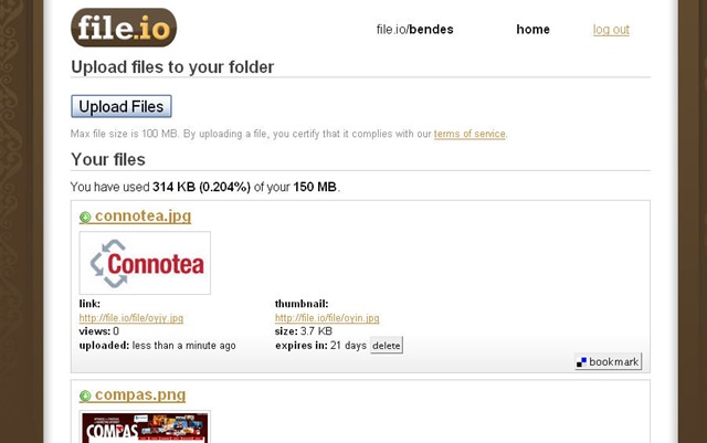 file.io, partage de fichiers instantanés | Descary.com - Propulsez l ...
